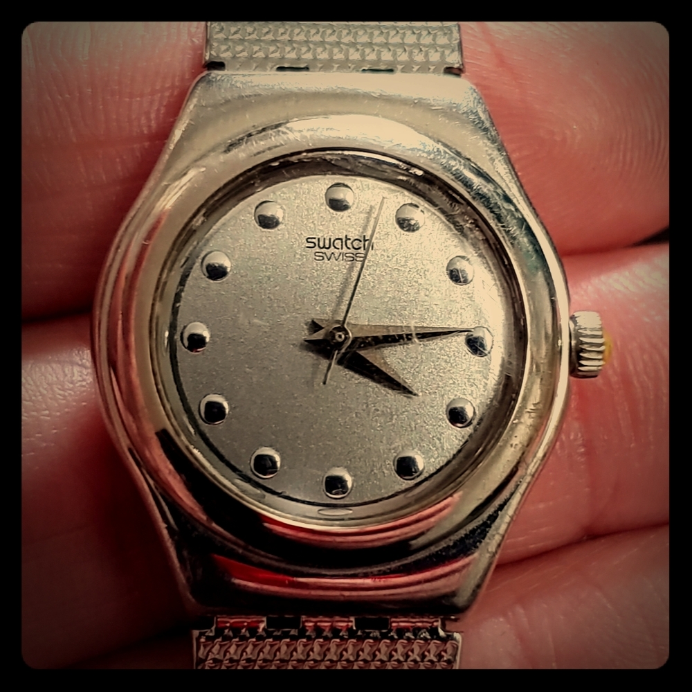 Vintage Swatch Irony Stainless Steel - Gem